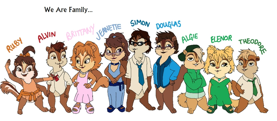 Image - The Chipmunk Family.png | Chipmunks tunes babies & all-stars's ...