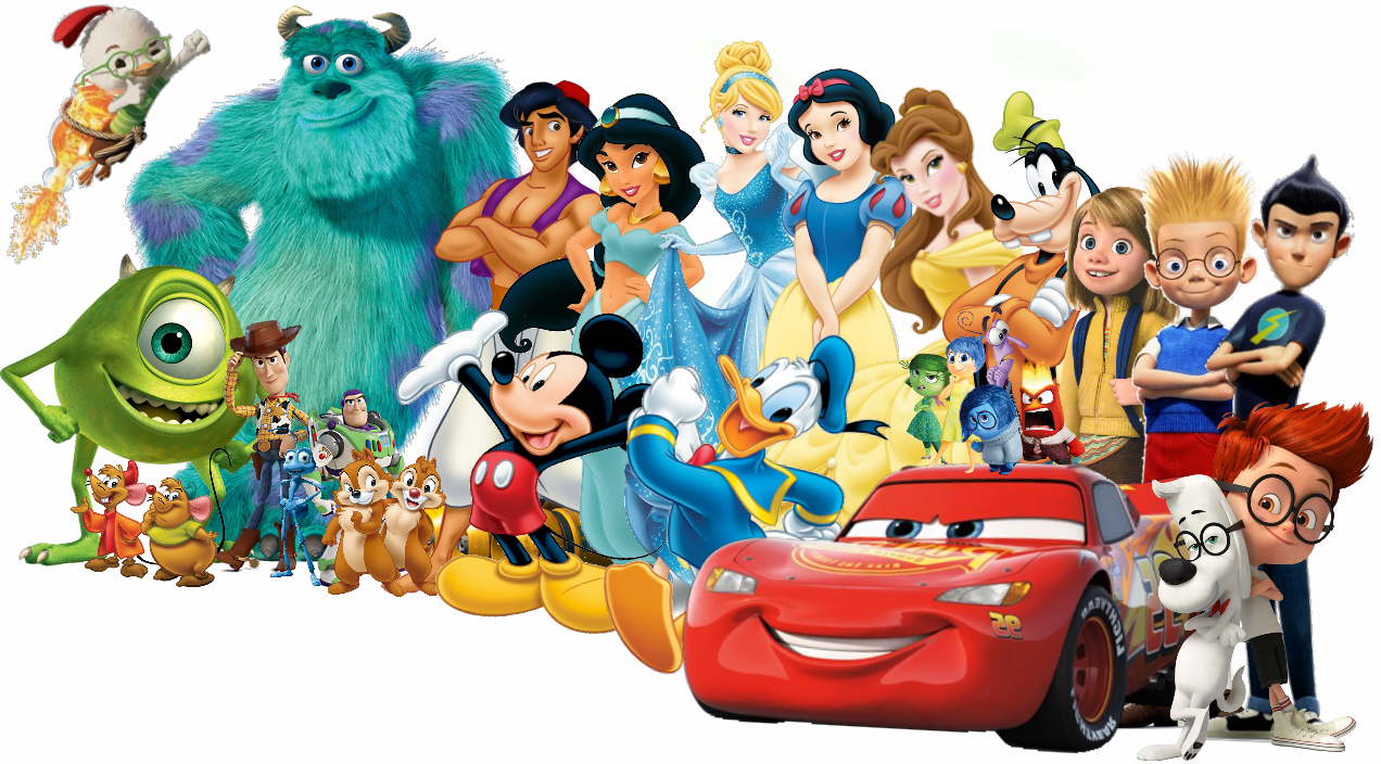 The Disney,Disney Pixar and DreamWorks Gang | Chipmunks tunes babies ...