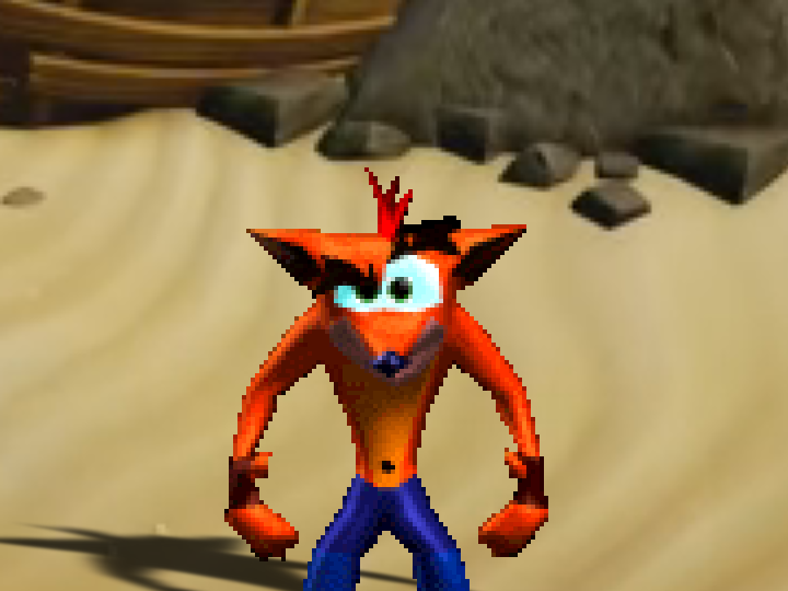 Image Crash Bandicoot On N Sanity Beachpng Chronicles Of Illusion