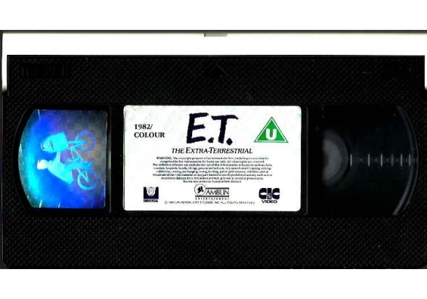 E.T. the Extra Terrestrial | CIC Video with Universal and Paramount (UK ...