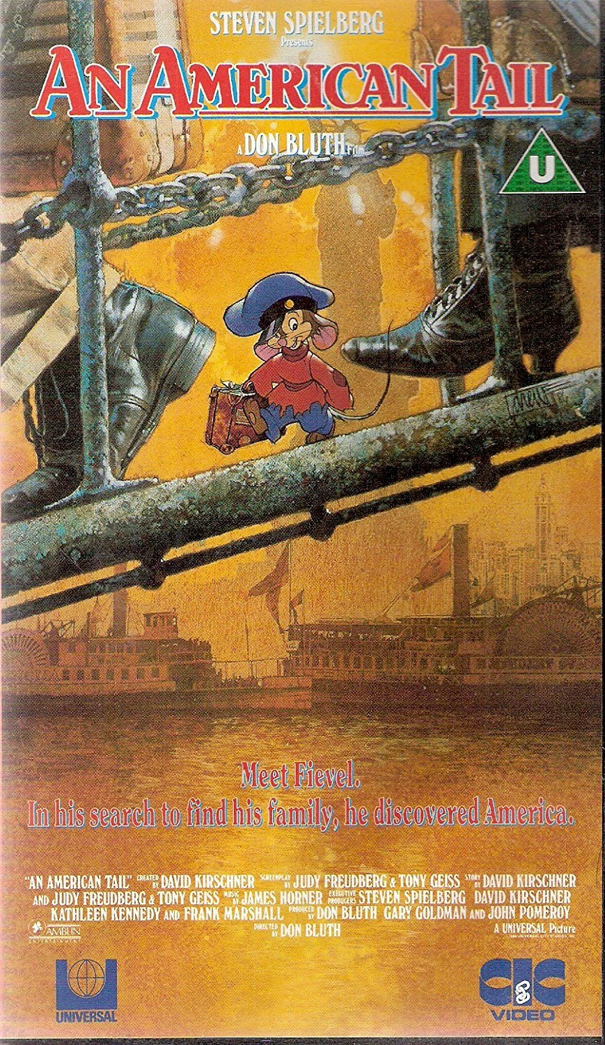 An American Tail | CIC Video with Universal and Paramount (UK) Wiki ...