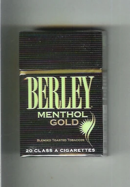 Berley Menthol Gold (Menthol Lights) (version 2) KS-20-H - USA ...
