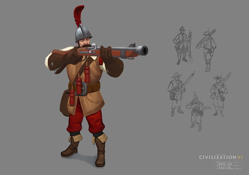 Image - Musketman concept art (Civ6).jpg | Civilization Wiki | FANDOM ...