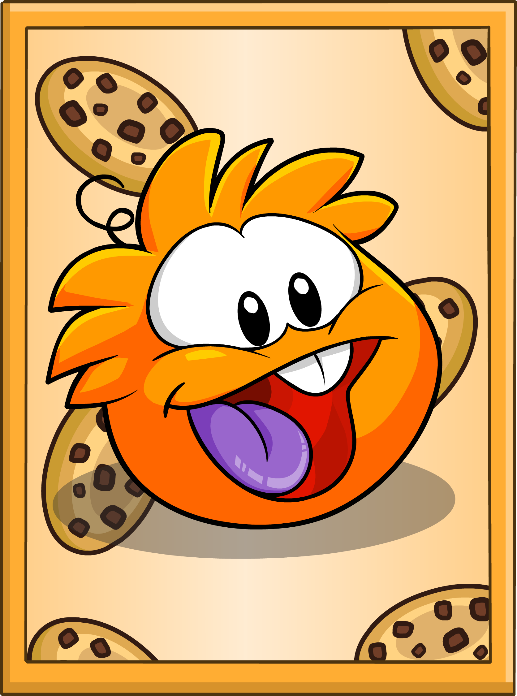Orange Puffle Poster Club Penguin Rewritten Wiki Fandom