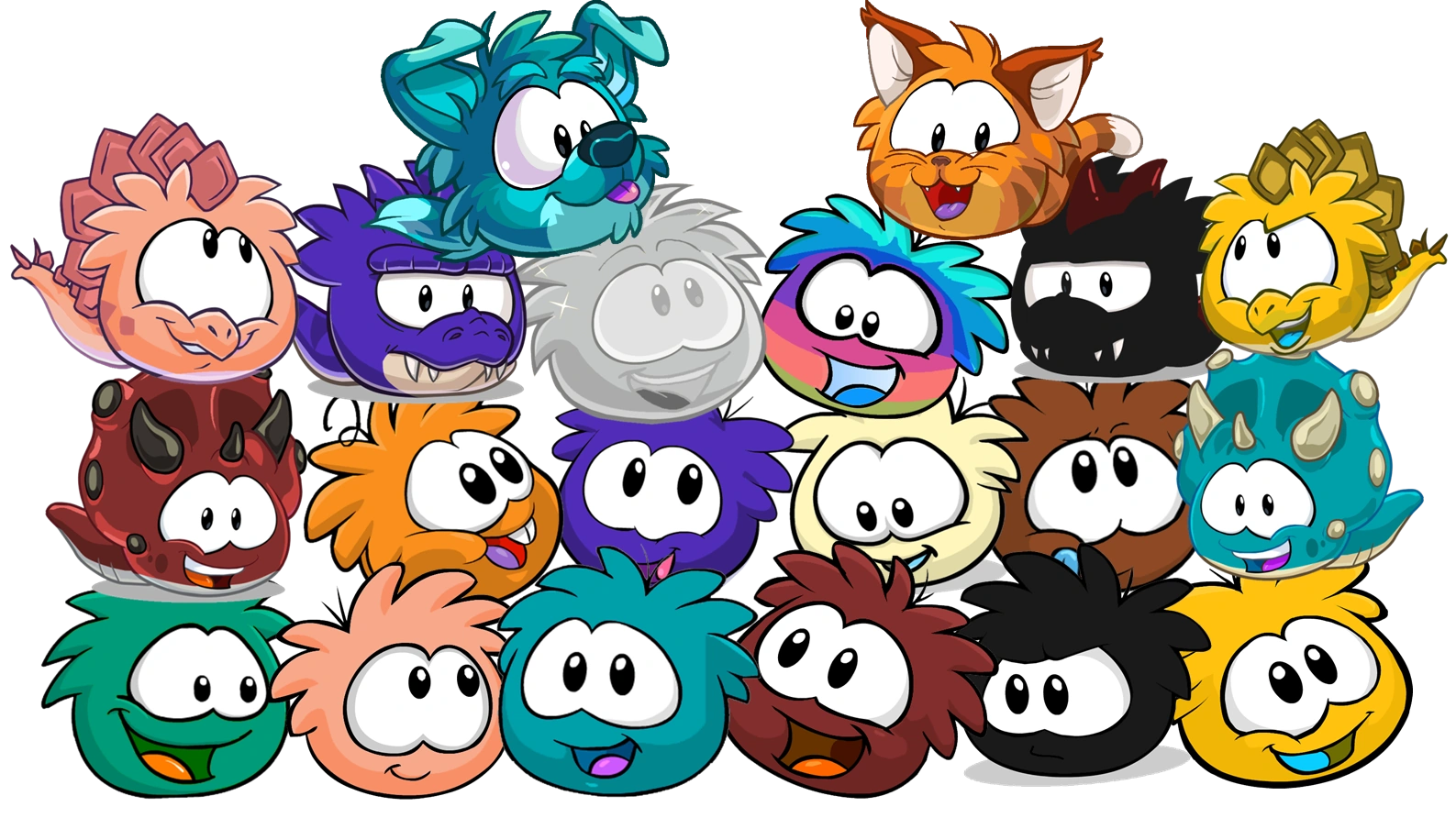 Dimension206 (Puffles de otros colores) | Wiki Club penguin super fanon ...