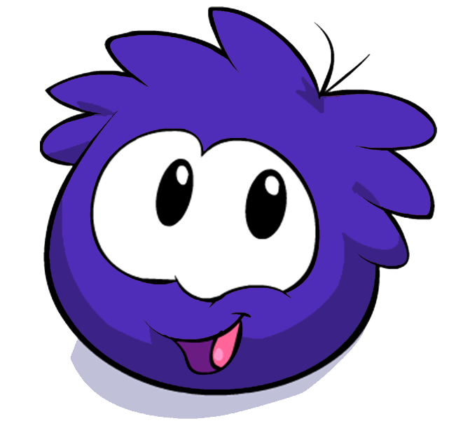 Puffle Morado Azulado Wiki Club Penguin Super Fanon Fandom Powered