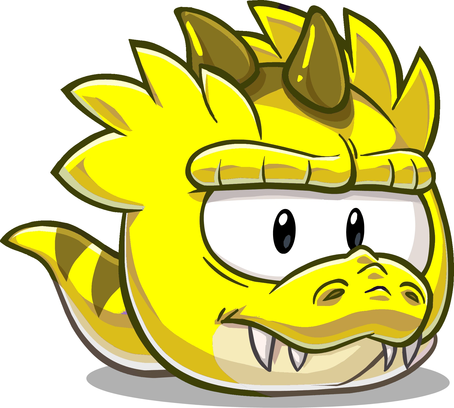 Puffle T-Rex Amarillo | Wiki Club penguin super fanon | FANDOM powered ...