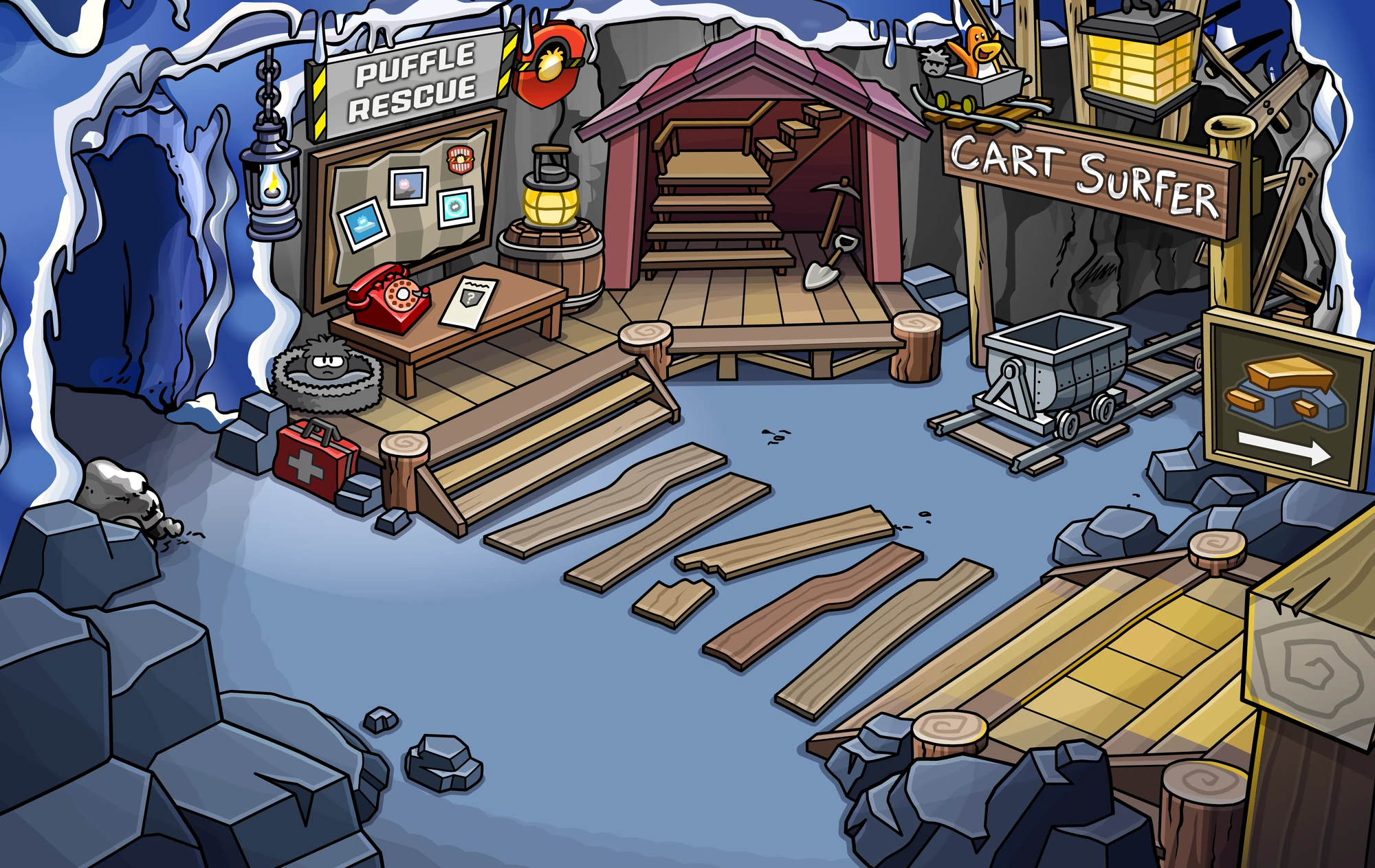 Mine | Club Penguin Wiki | Fandom