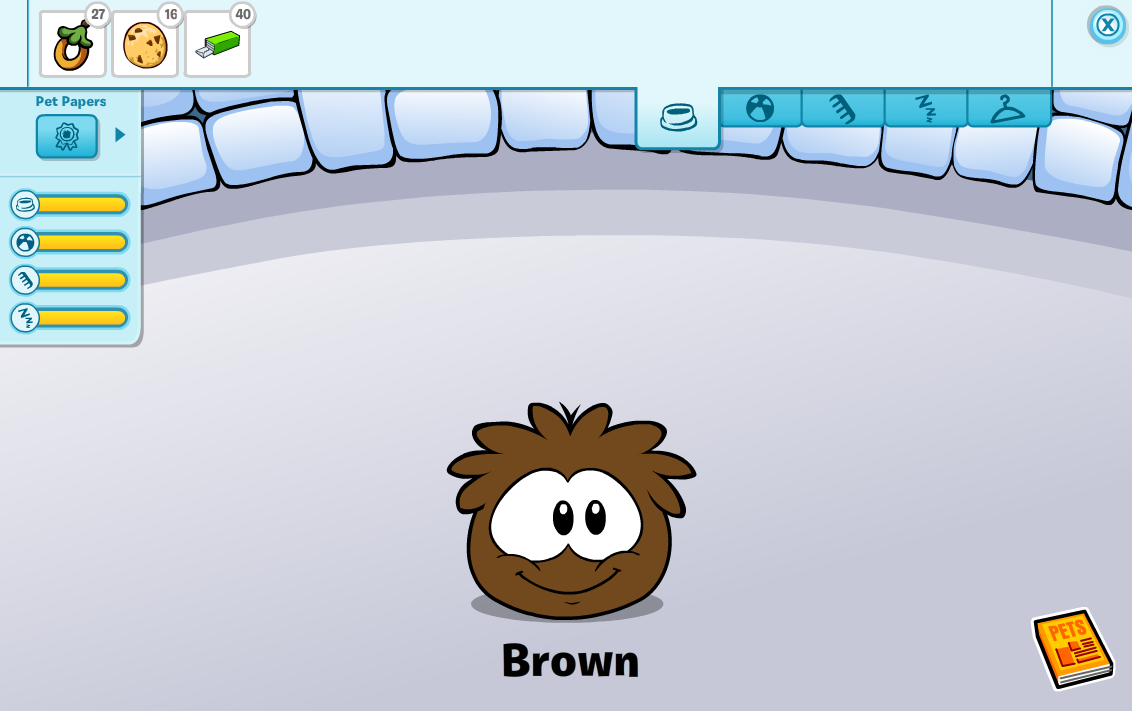 Image - Brown Puffle caring card.png | Club Penguin Wiki | FANDOM ...