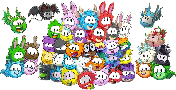 Imagen - Todos los puffles.png | Club Penguin Wiki | FANDOM powered by ...