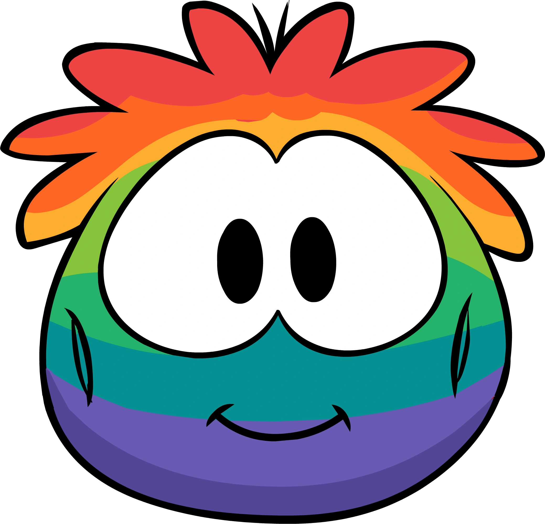 Rainbow Puffle Costume | Club Penguin Wiki | FANDOM powered by Wikia