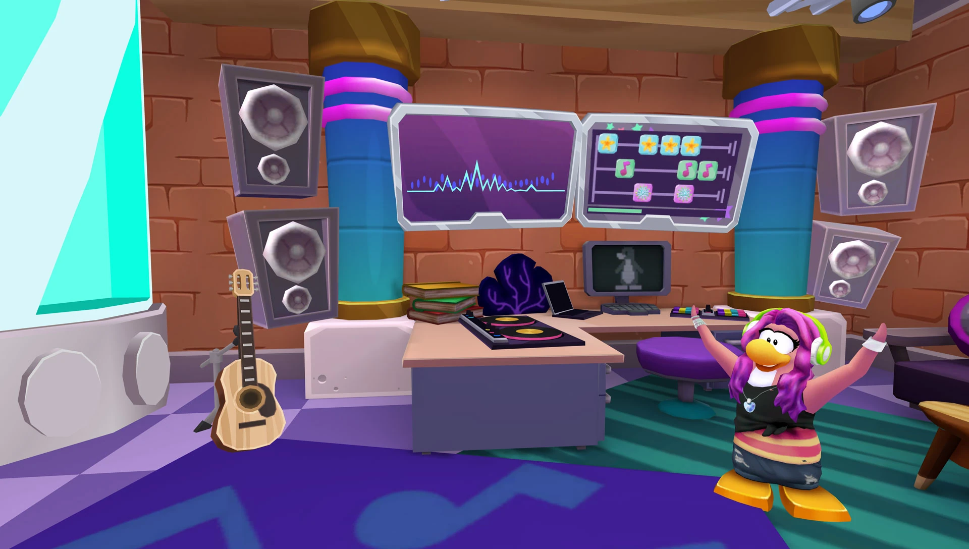 DJ Cadence's Studio | Club Penguin Wiki | FANDOM powered by Wikia