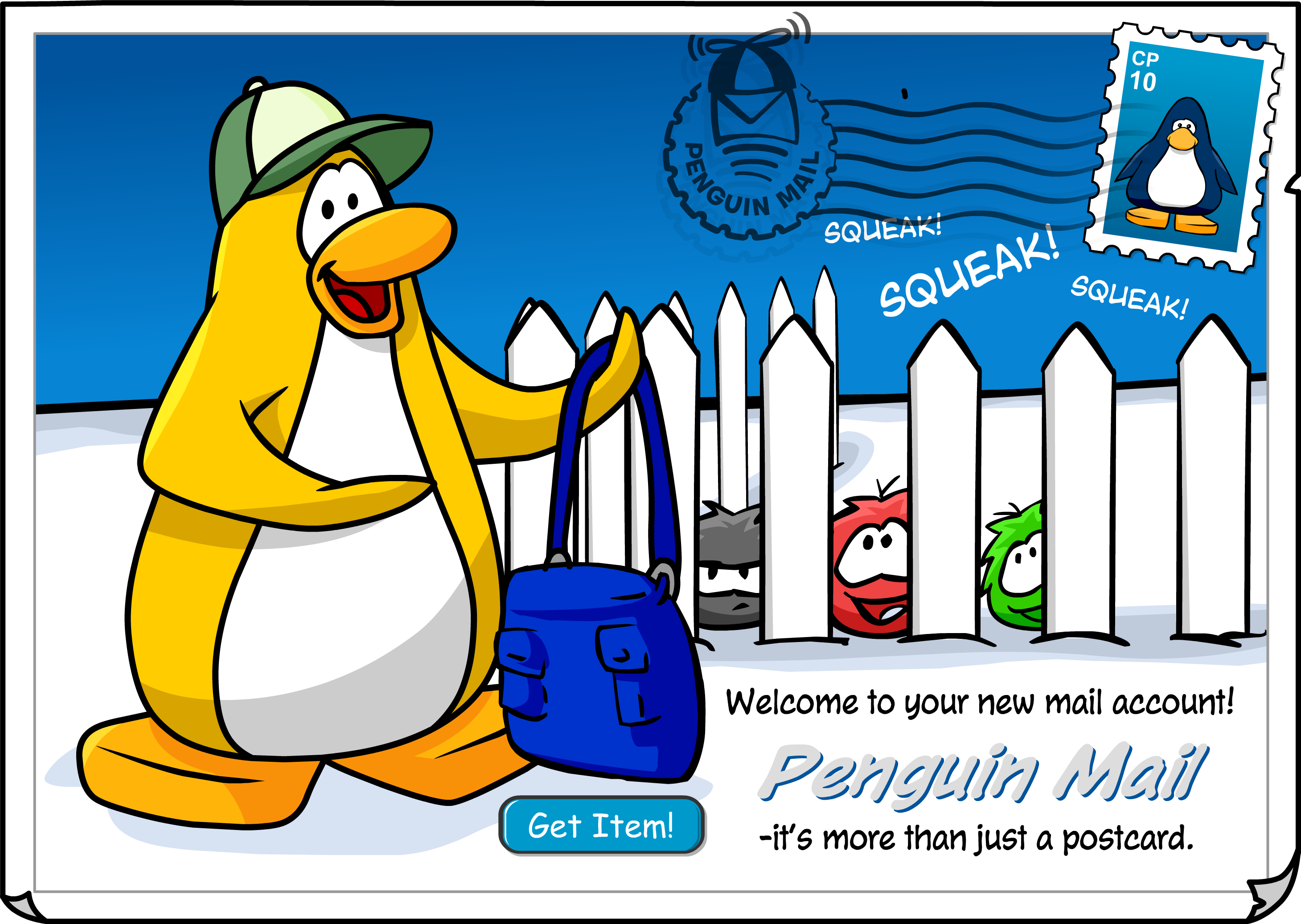 Penguin Mail postcard | Club Penguin Wiki | FANDOM powered by Wikia Penguin Mail postcard | Club Penguin Wiki | FANDOM powered by Wikia