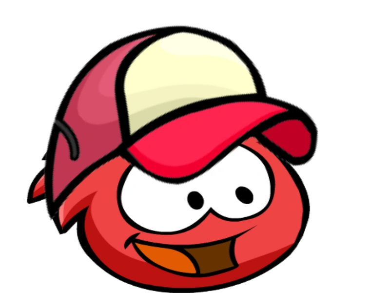 Image - Red Puffle with Baseball cap.png | Club Penguin Wiki | FANDOM ...