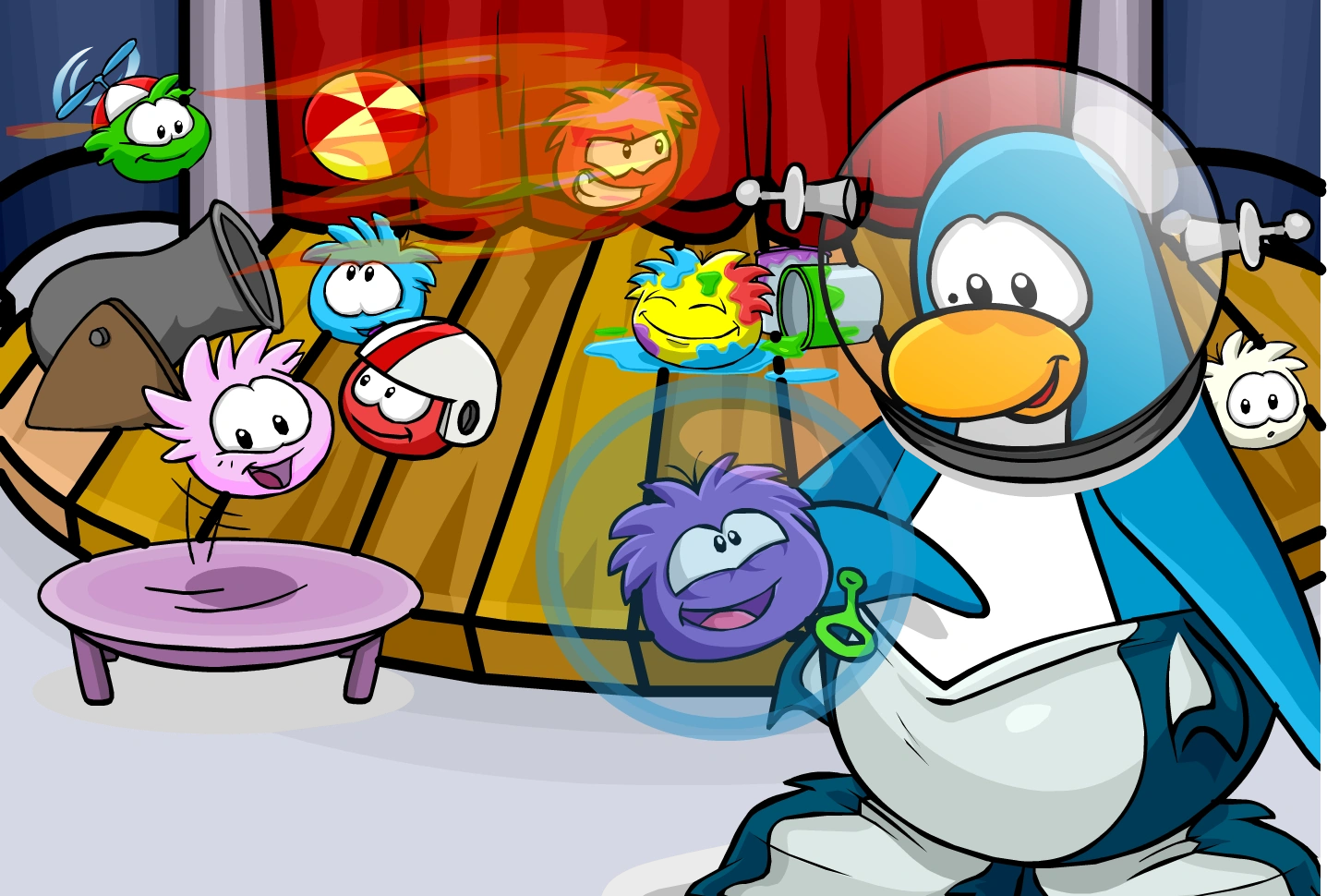 Image - Global Postcards 2 Puffle Performance.png | Club Penguin Wiki ...