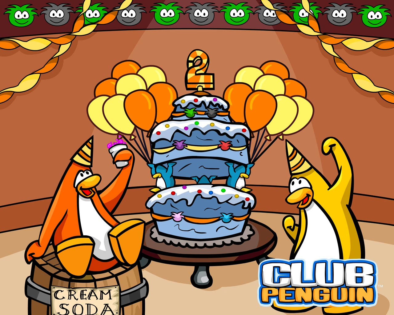 2nd Anniversary Party Club Penguin Wiki Fandom Powered By Wikia