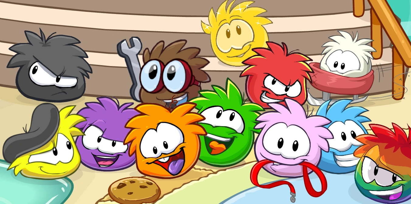 Image - All Puffles 2013 w Gold.png | Club Penguin Wiki | FANDOM ...