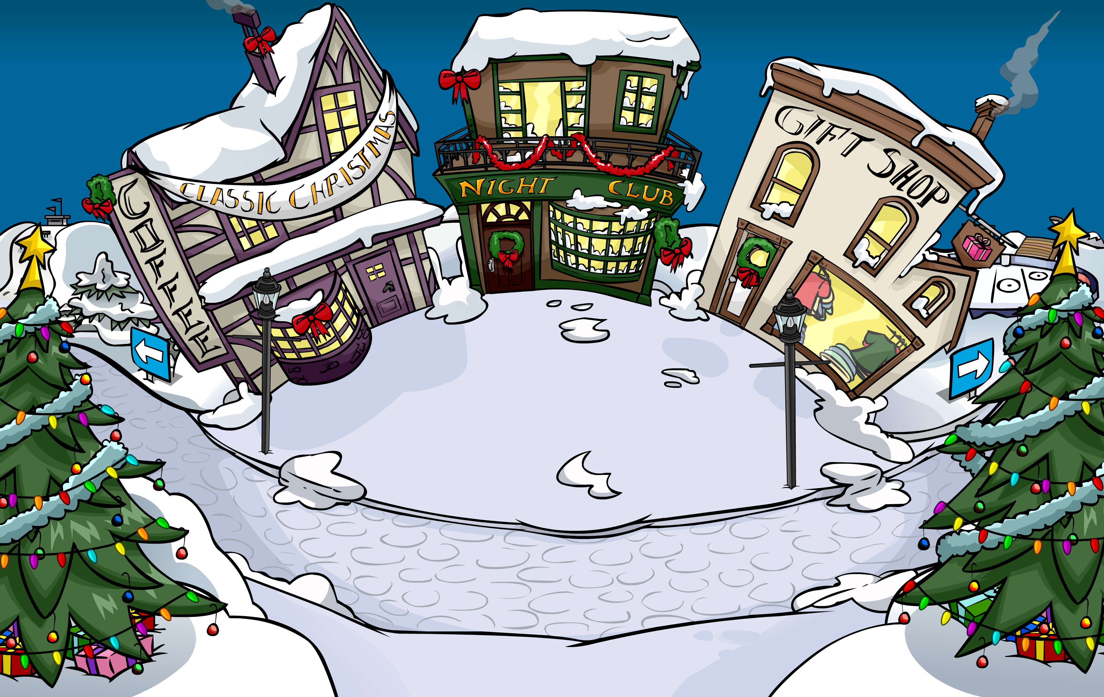 Christmas Party 2007 Club Penguin Wiki Fandom Powered By Wikia