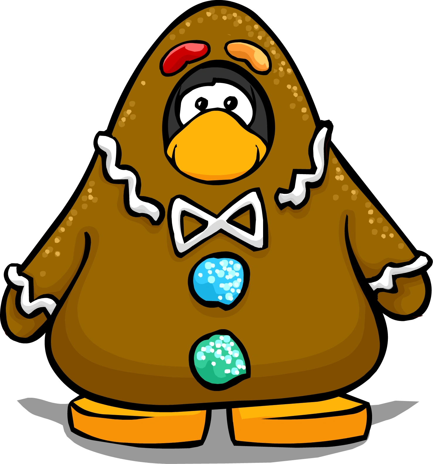 Gingerbread Costume | Club Penguin Wiki | Fandom