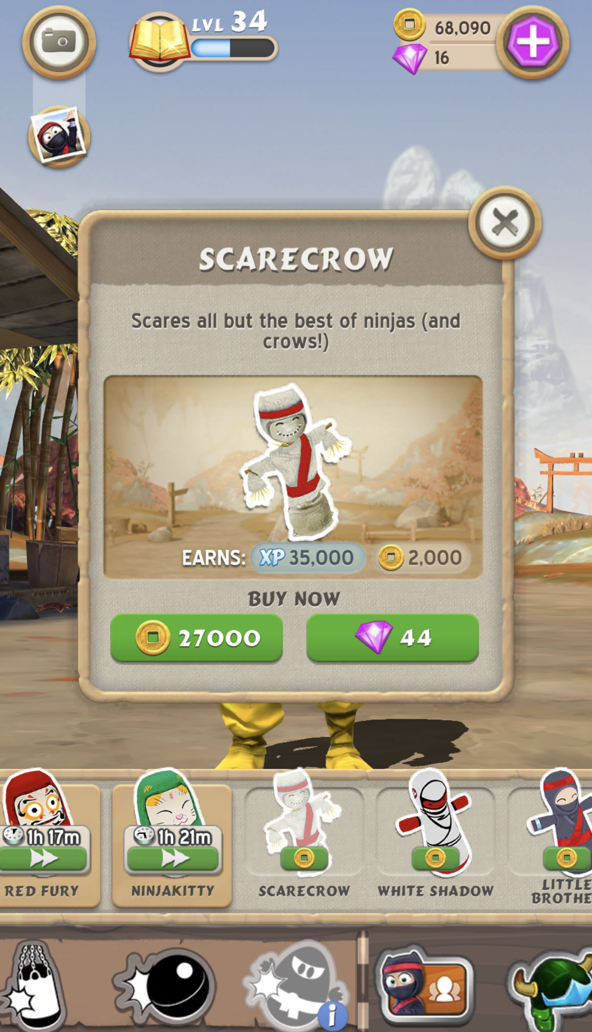 Scarecrow Kick Dummy Clumsy Ninja Wiki Fandom Powered By Wikia
