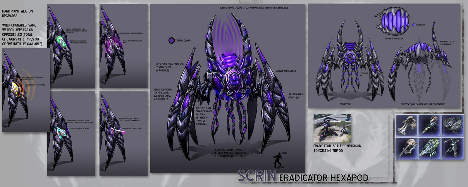 Image Kw Eradicator Hexapod Concept Art Command And Conquer