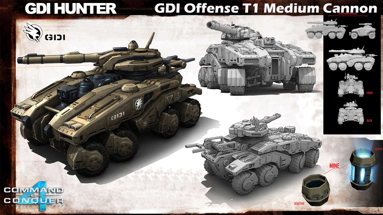 Image - CNC4 GDIHunterConceptArt.jpg | Command and Conquer Wiki ...