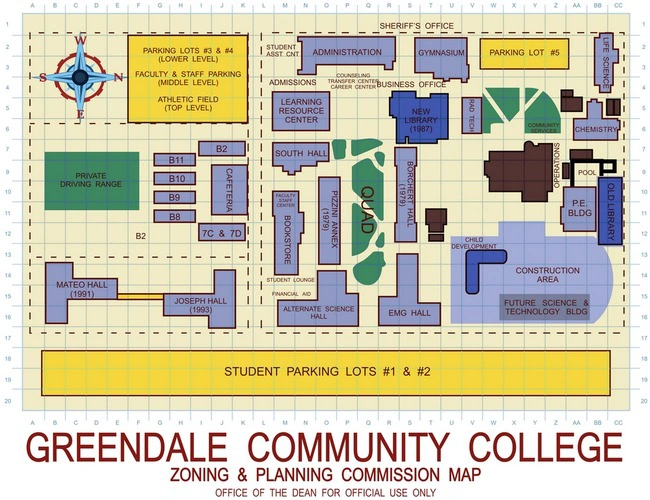 Image - Greendale Community College campus map.png | Community Wiki ...