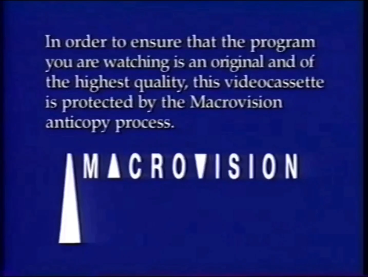 Macrovision Warning Screens | Company Bumpers Wiki | FANDOM powered by ...