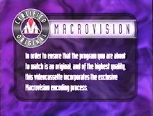 Macrovision Warning Screens | Company Bumpers Wiki | Fandom