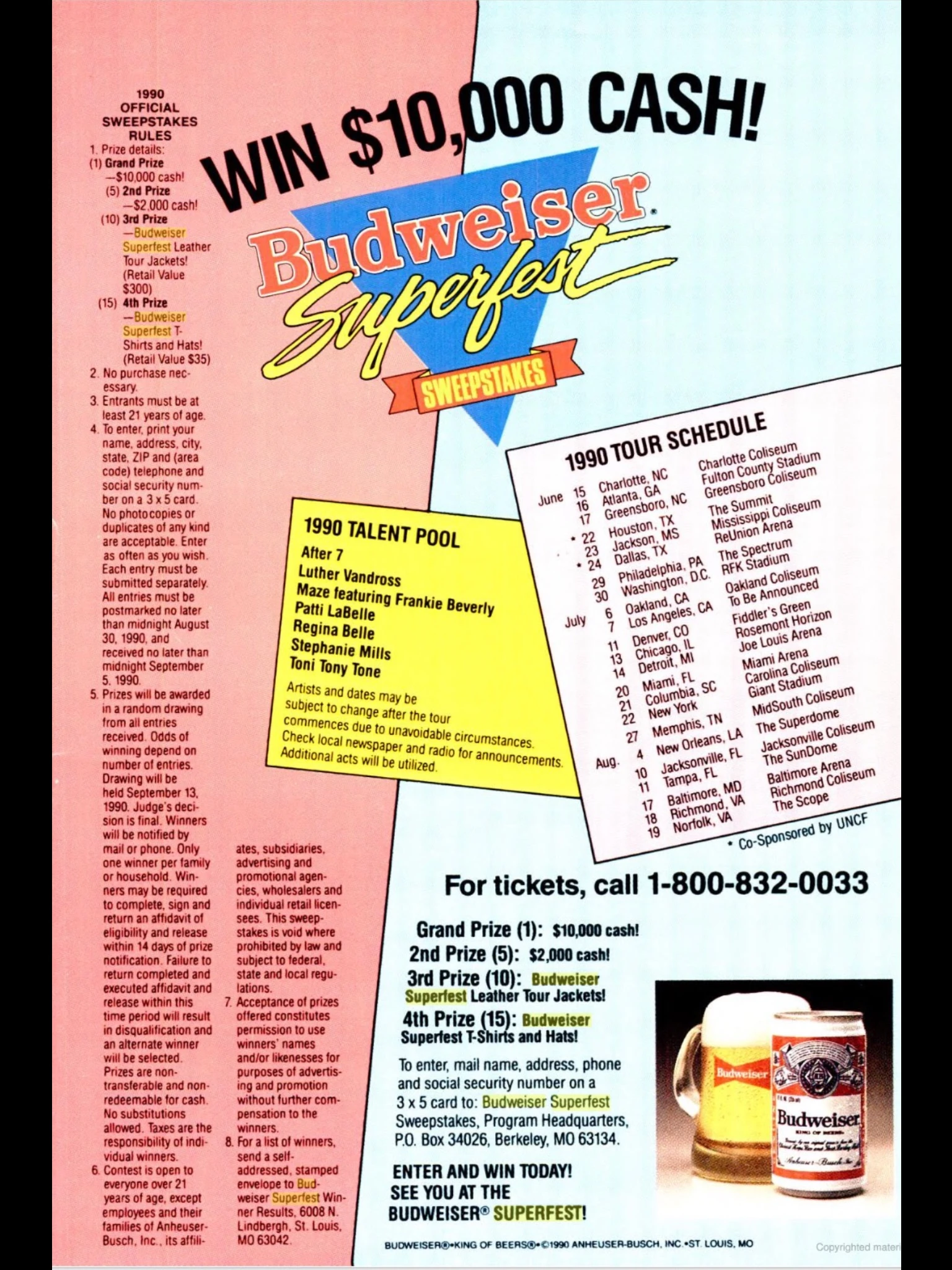 Budweiser Superfest 1990 | Concerts Wiki | Fandom
