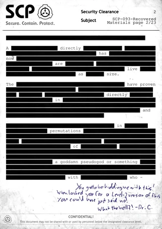 Documents | SCP - Containment Breach Wiki | FANDOM powered by Wikia