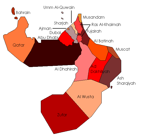 Image - Trucial States map.png | Constructed Worlds Wiki | FANDOM ...