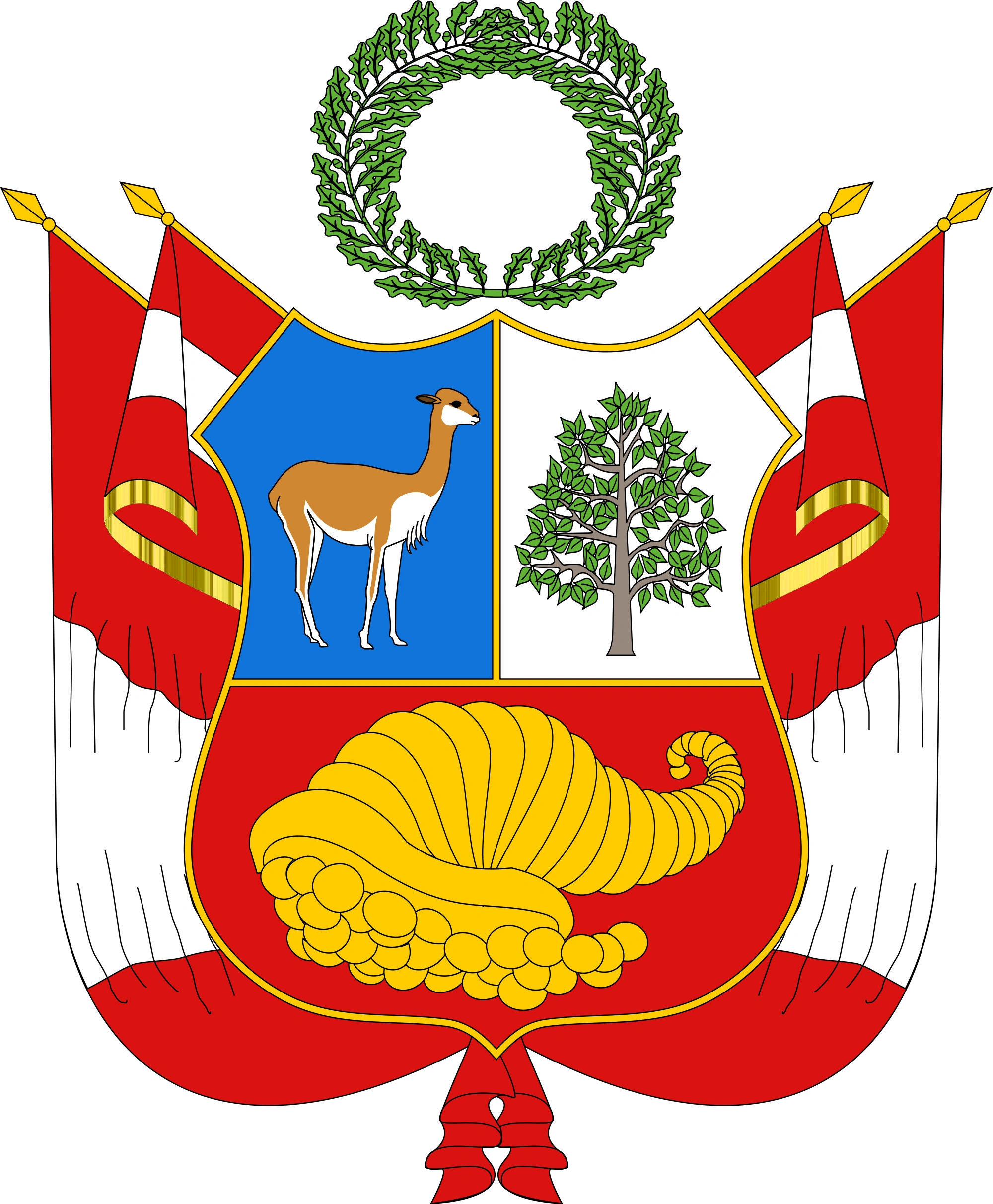 Escudo Peruano Logo Emblem Peru