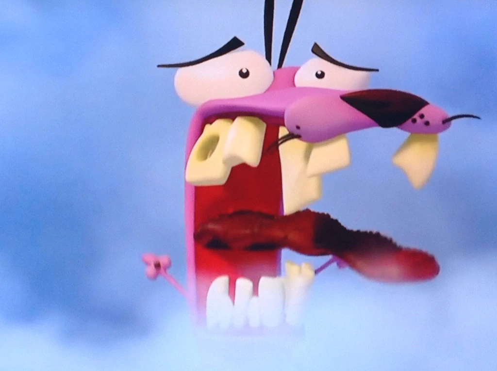 Image - Courage screaming.jpeg | Courage the Cowardly Dog | FANDOM ...