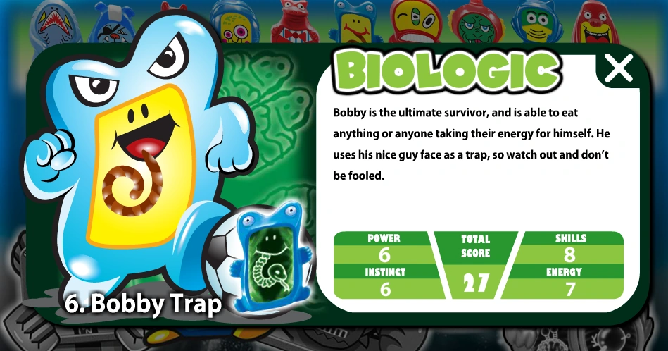 Bobby Trap | Crazy Bones-Pedia Wiki | Fandom