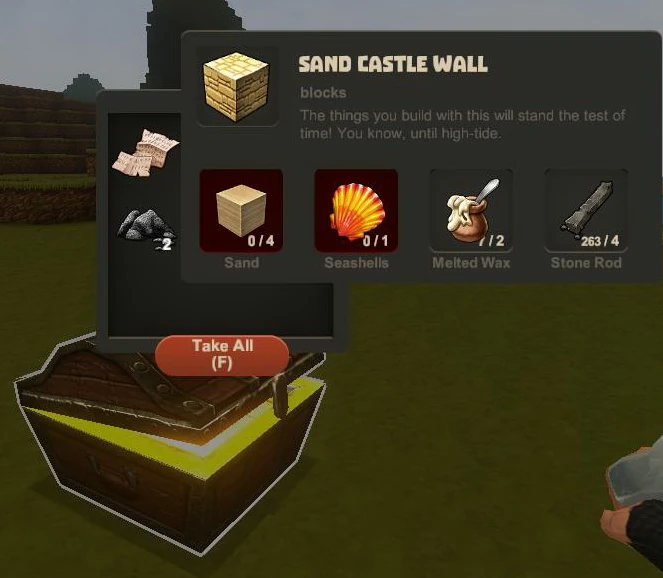Sand Castle Wall | Creativerse Wiki | Fandom