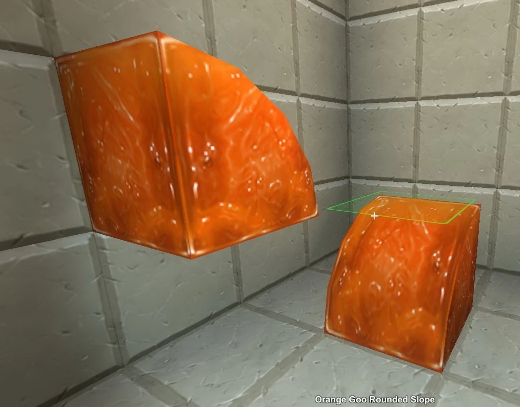 Orange Goo Rounded Slope | Creativerse Wiki | Fandom