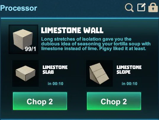Limestone Slope Creativerse Wiki Fandom