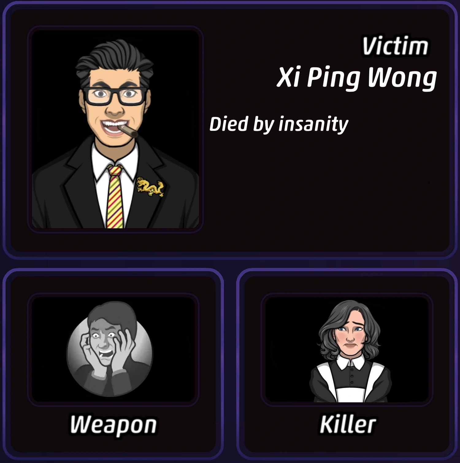 Scream, But Escape You Won't Find | Criminal Case Official Fan-Fiction ...