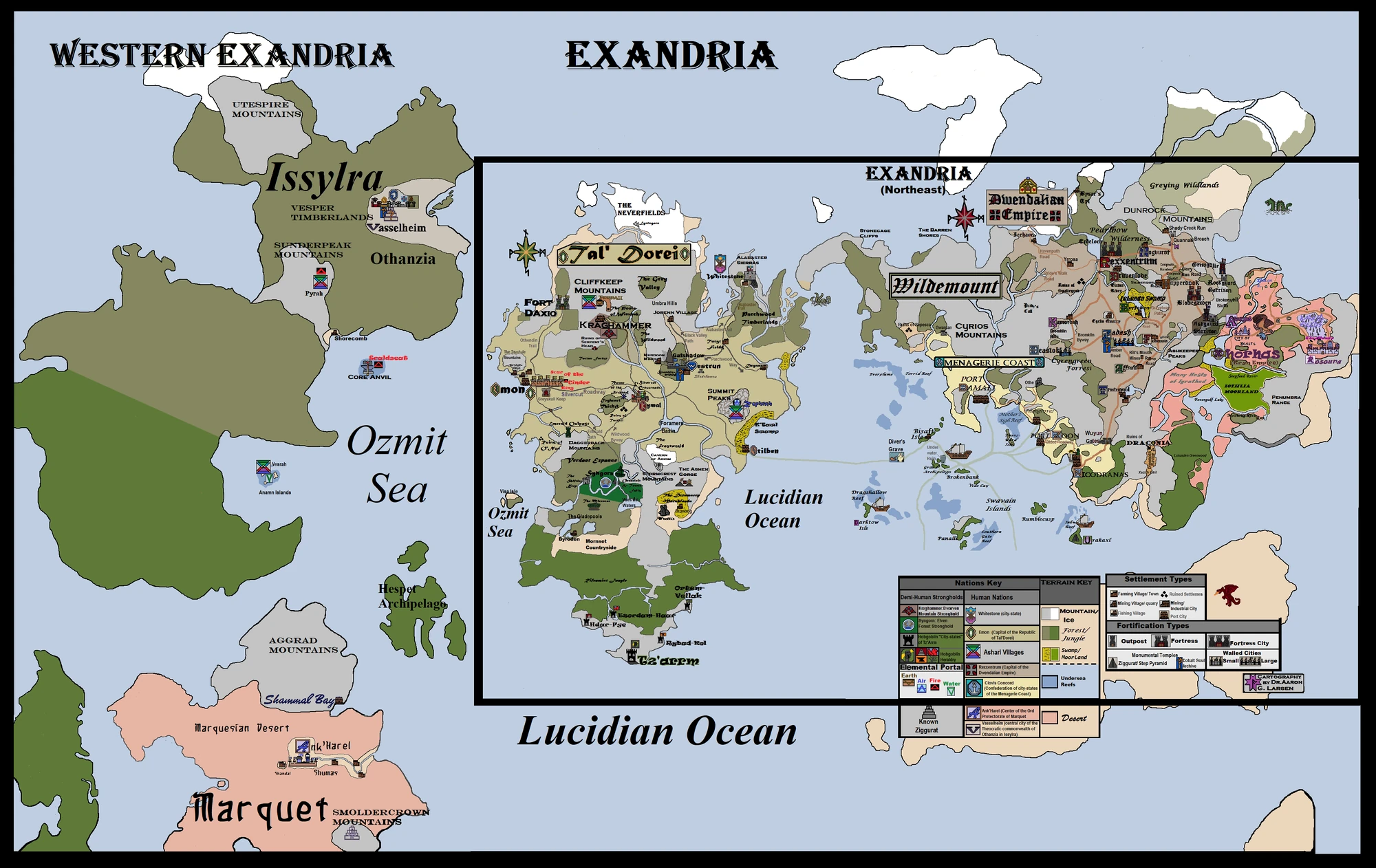 User blog:Aaron Larsen/Coming Soon: Overall Exandria Map Version 19 ...