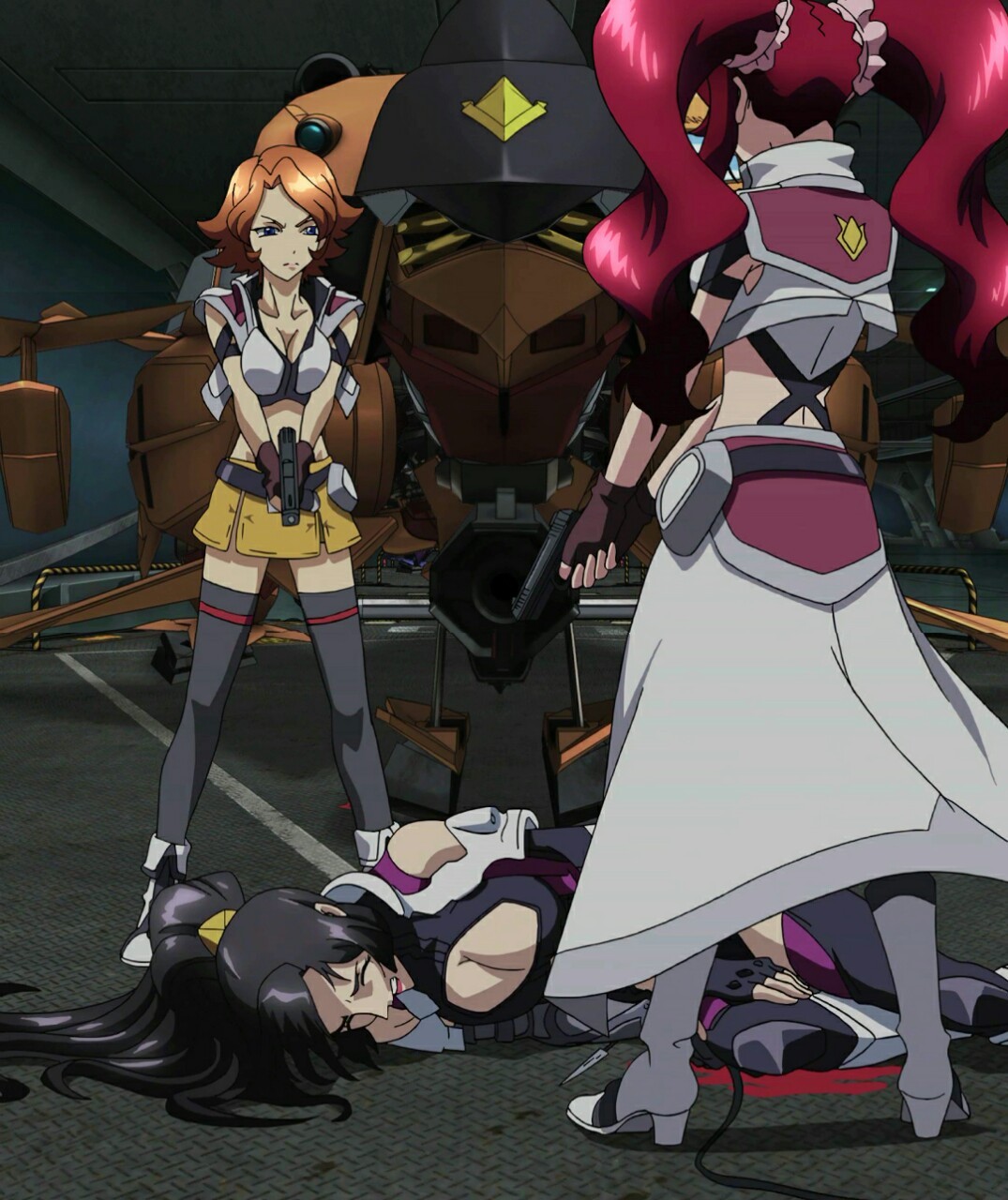 Image Cross Ange Ep 20 Hilda And Rosalie Captures Alektra Cross Ange Rondo Of Angel And