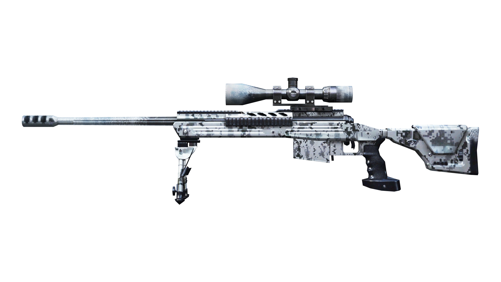 Snow Camo Guns