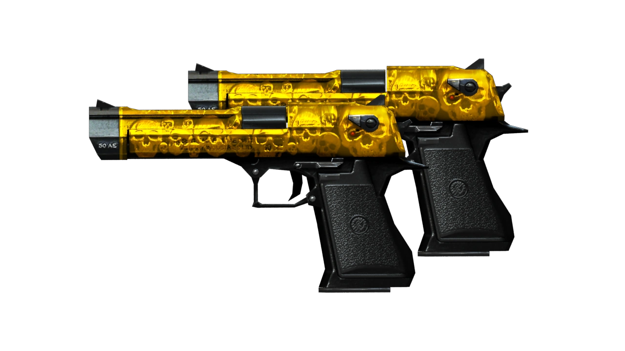 Dual Desert Eagle-Gold Skull | Crossfire Wiki | Fandom