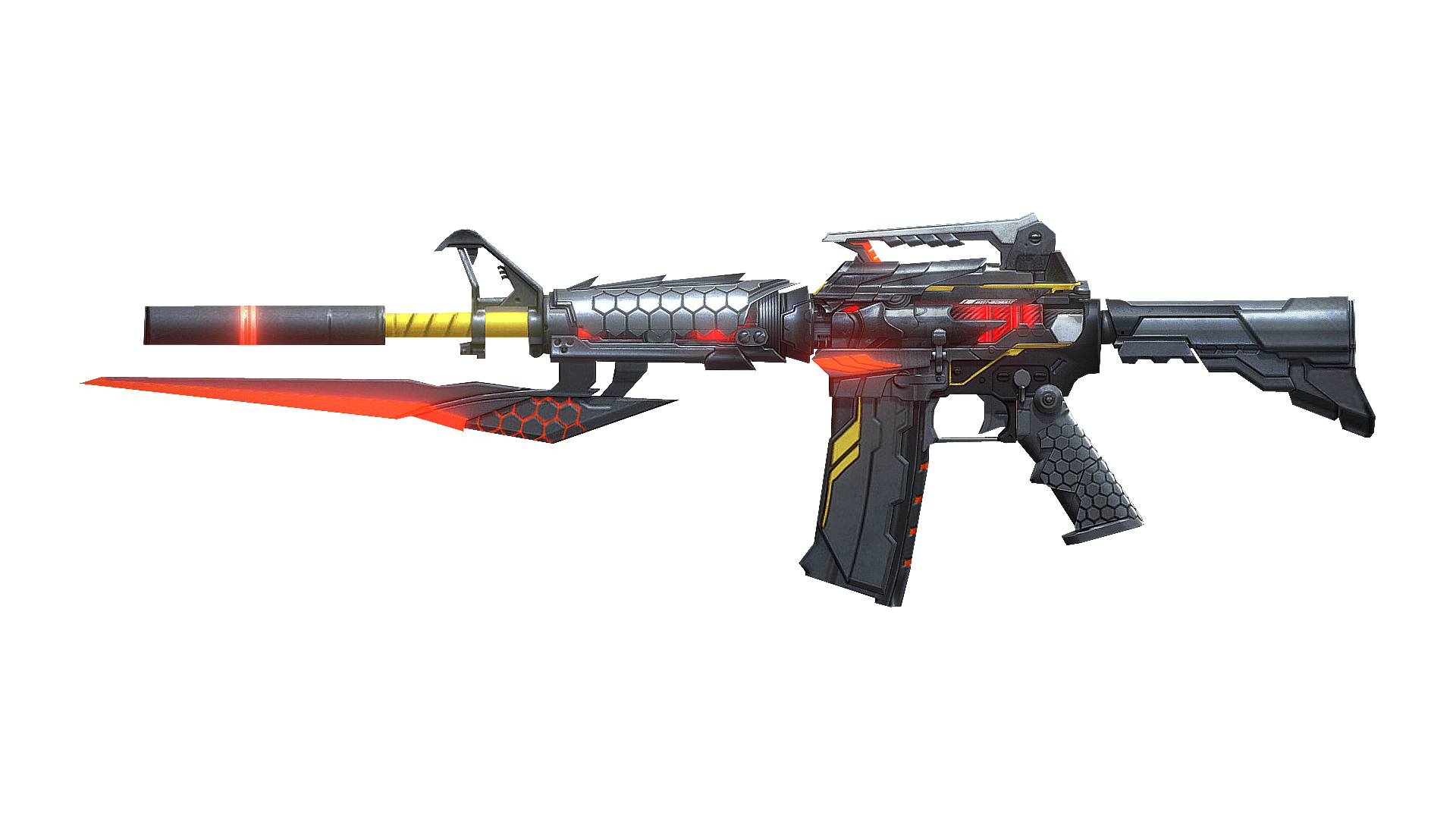 M4A1-S Red Knife Beast | Crossfire Wiki | Fandom