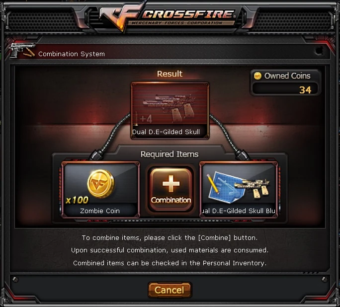 Combination Item System | Crossfire Wiki | FANDOM powered by Wikia