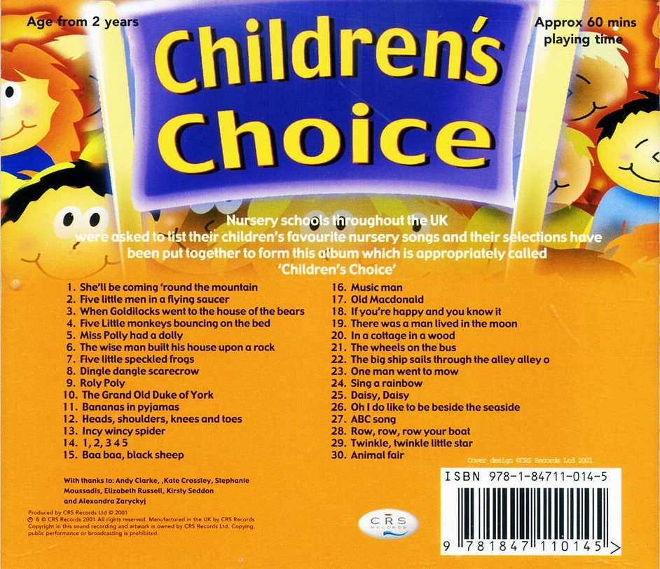 Children's Choice (2001 album) | CRS Records Wiki | Fandom