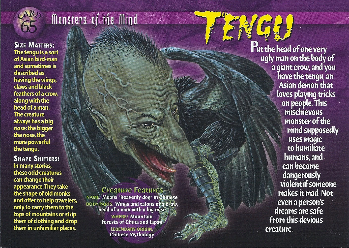 Image - Tengu front.jpg | Cryptid Wiki | FANDOM powered by Wikia