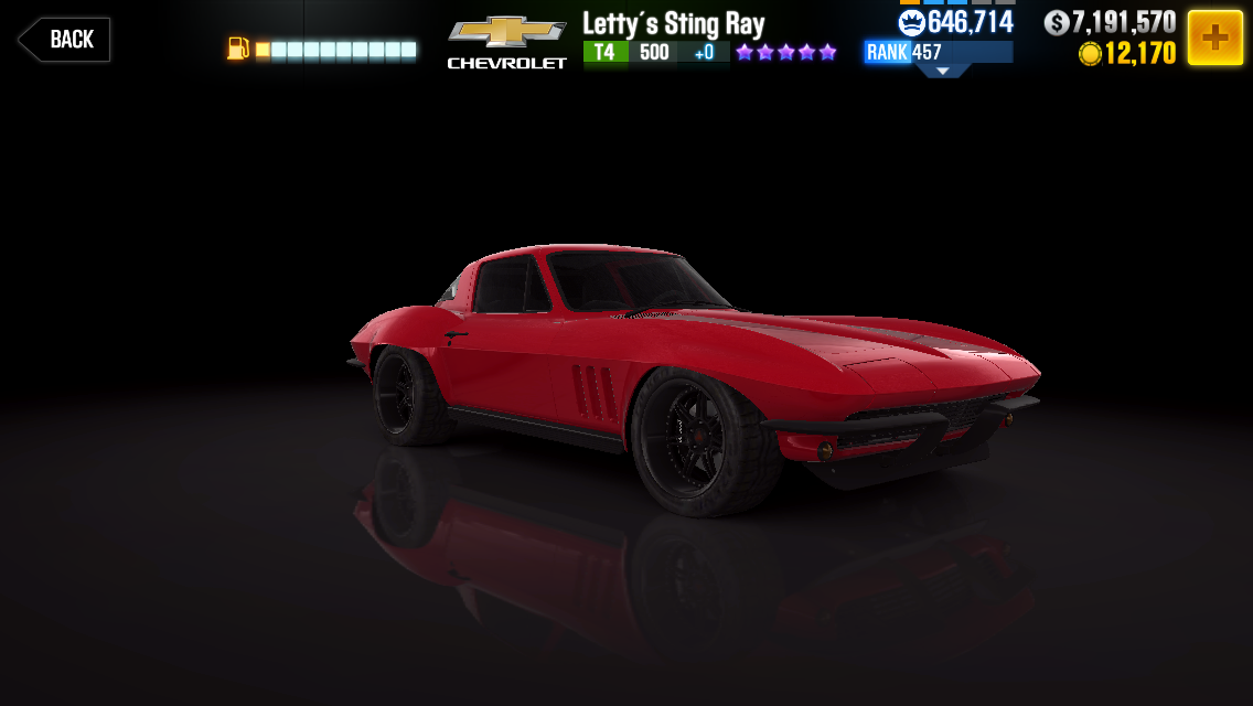 Letty's Chevrolet Corvette Sting Ray | CSR Racing Wiki | Fandom Letty's Chevrolet Corvette Sting Ray | CSR Racing Wiki | Fandom