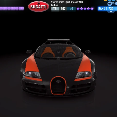 Bugatti Veyron Grand Sport Vitesse WRC Edition | CSR Racing Wiki | Fandom