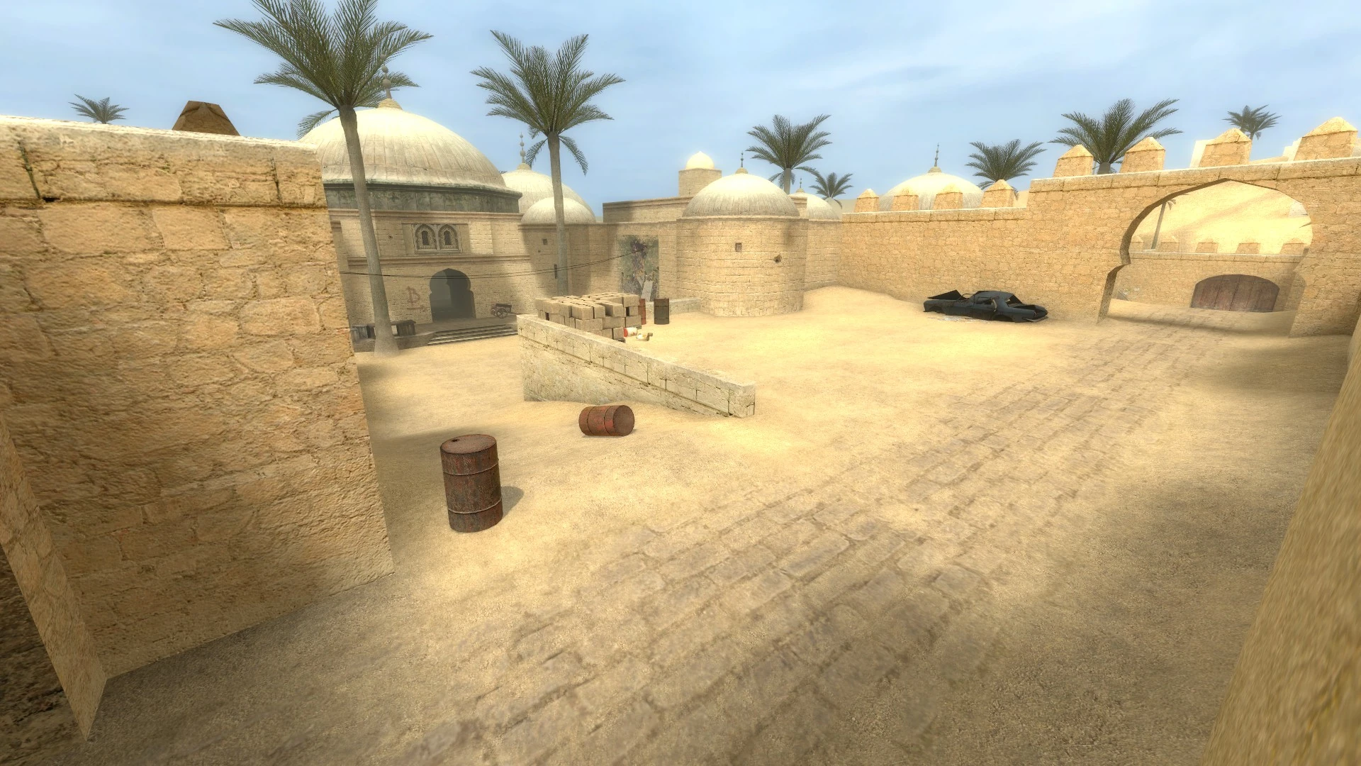 Image - CSS Dust2 Outside Tunnel.jpg | Counter-Strike Wiki | FANDOM ...